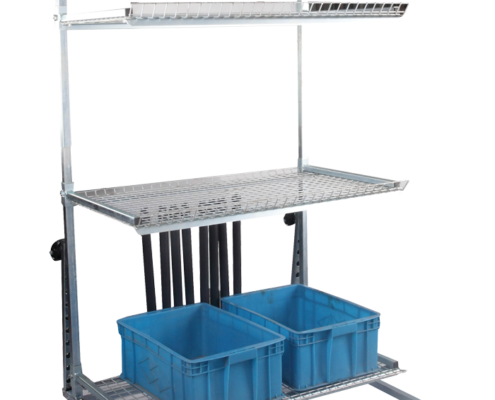 These storage racks are highly effective for car body shops.